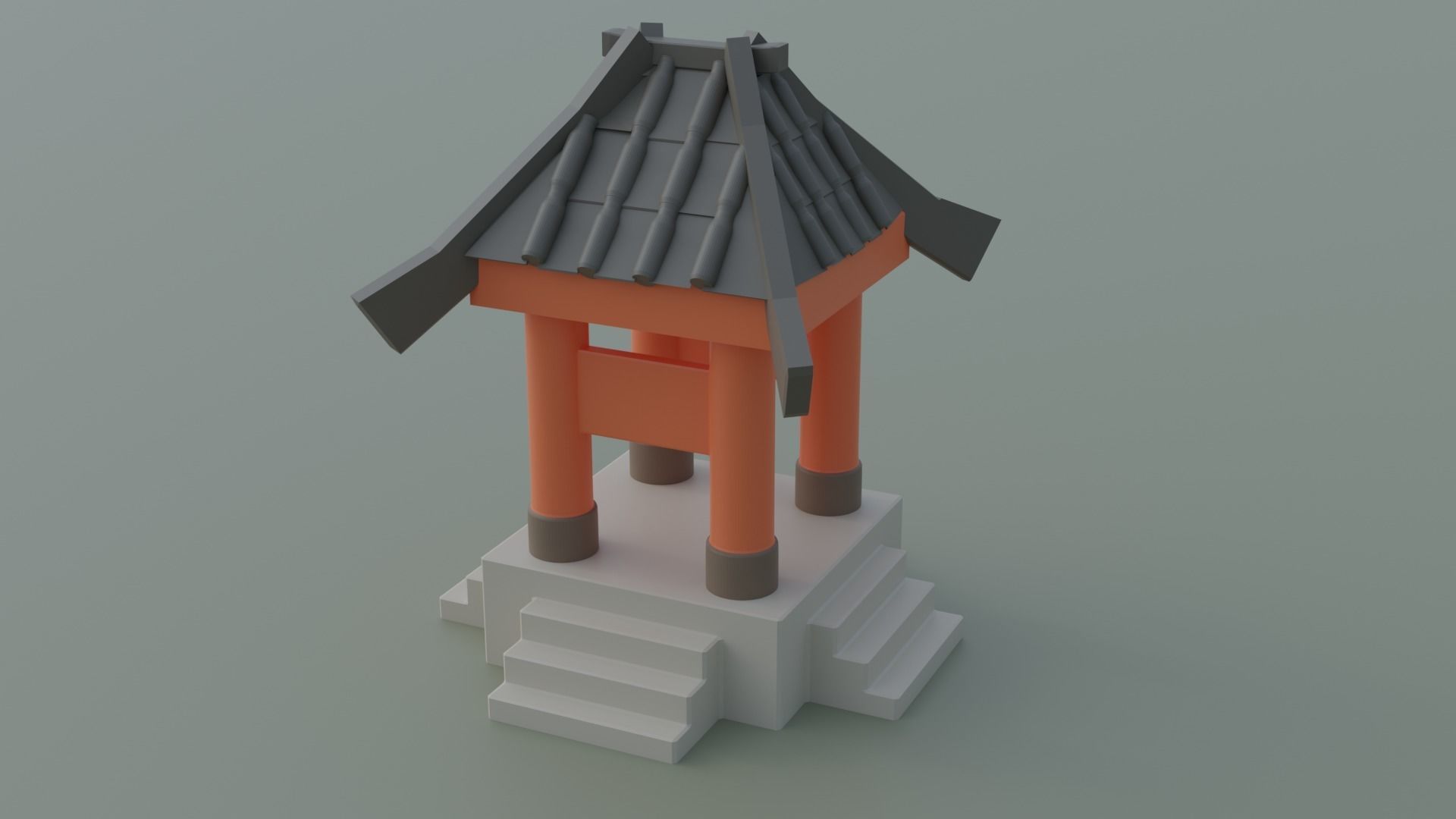 3D model Low Poly STRATEGY Set - 13 Unique Models Mega Pack ASIAN-STYLE ...