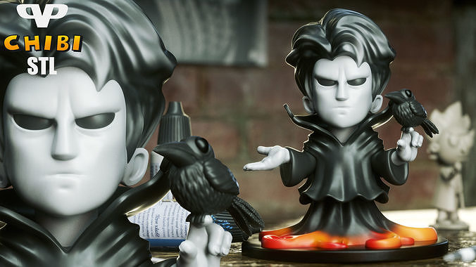 Sandman Dream Chibi STL for 3D Printing ChibiSTL 3DXM 3D model 3D ...