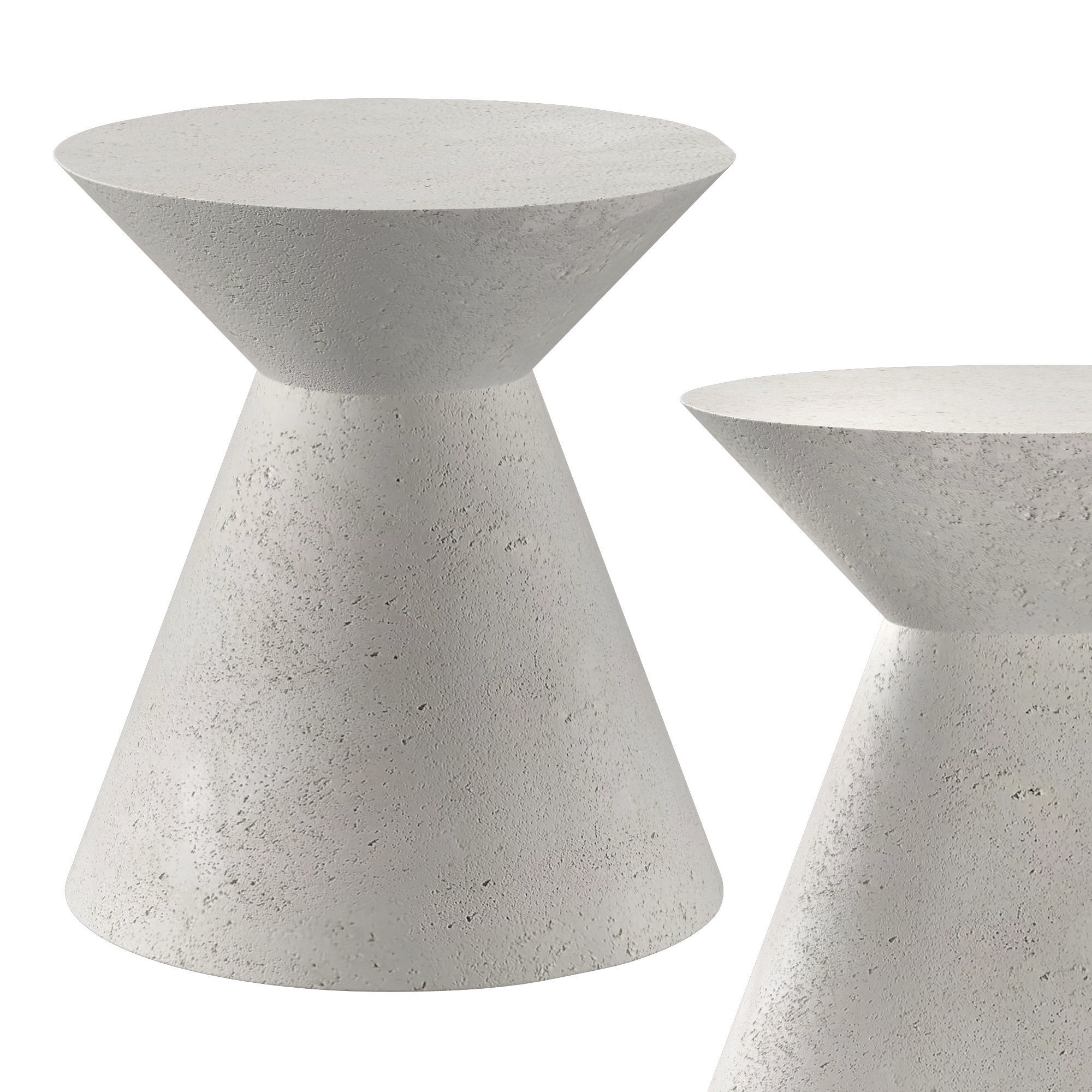 GEOMETRIC CONCRETE SIDE TABLE 3D model | CGTrader