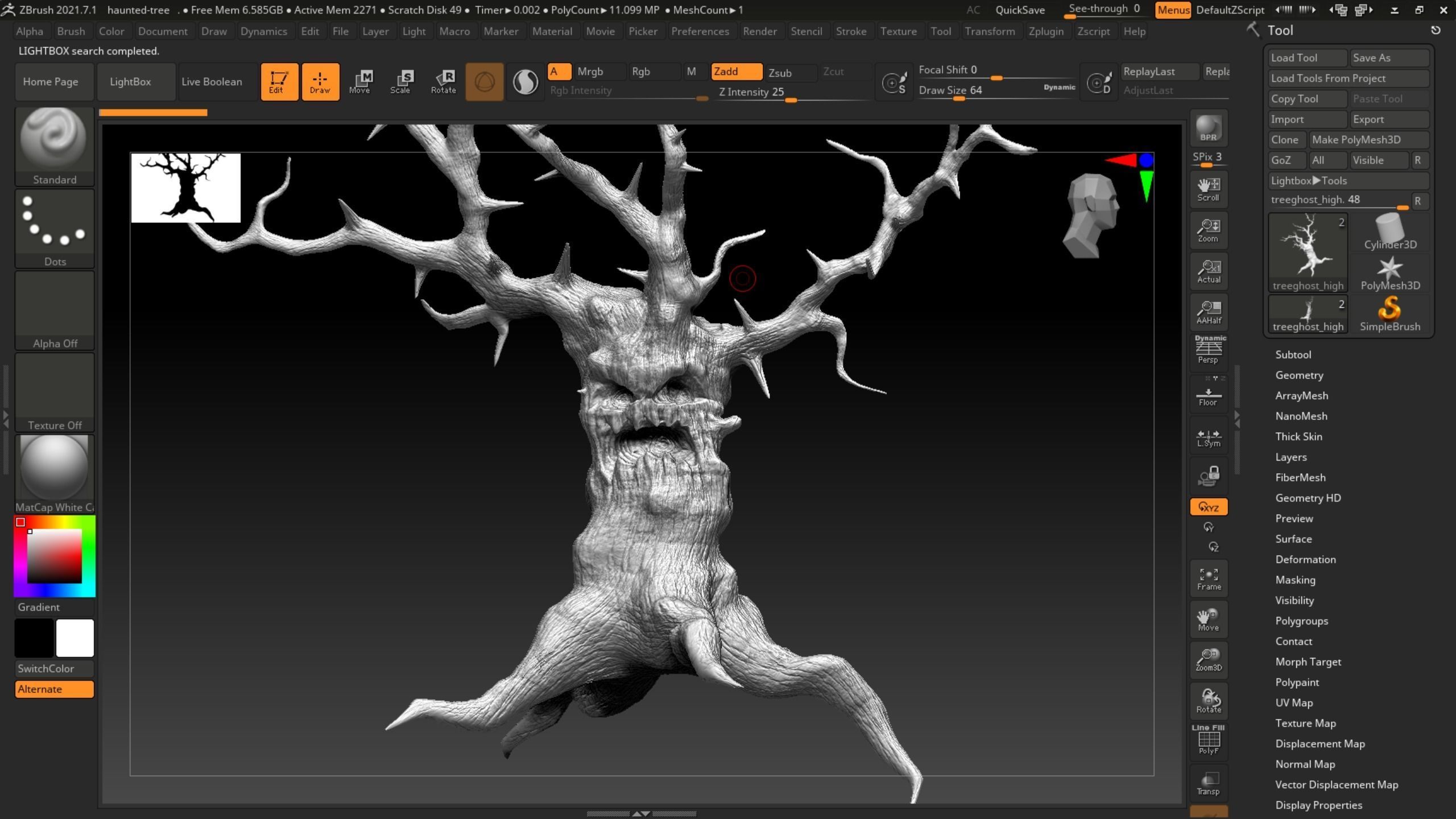 3D model Haunted Ghost Tree VR / AR / low-poly | CGTrader
