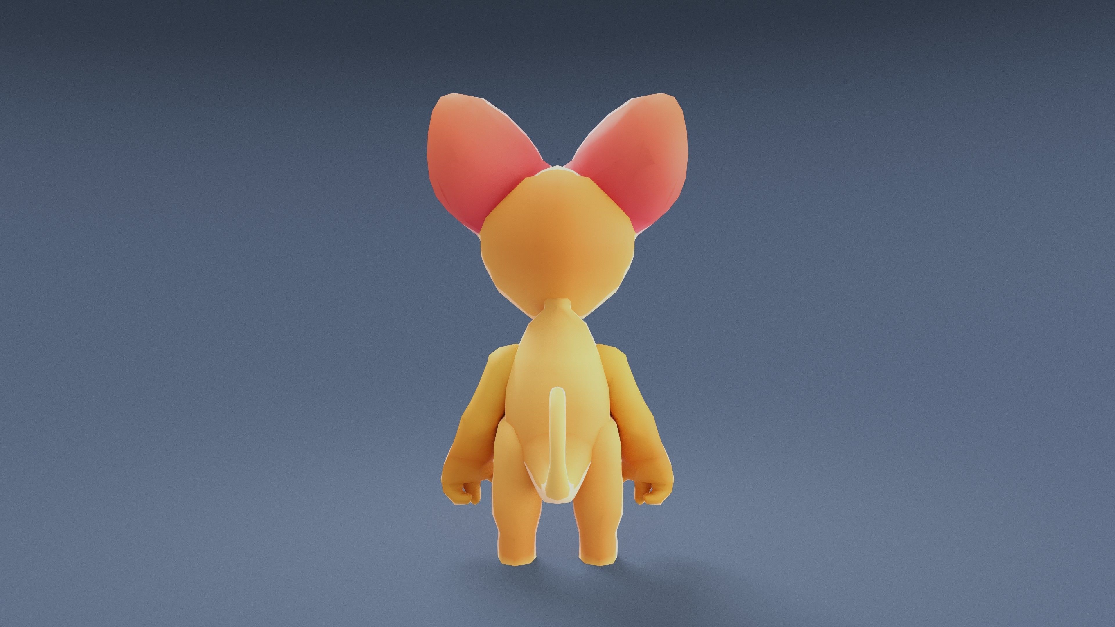 3D model Cartoon Characters - Small Lynx Warrior VR / AR / low-poly ...