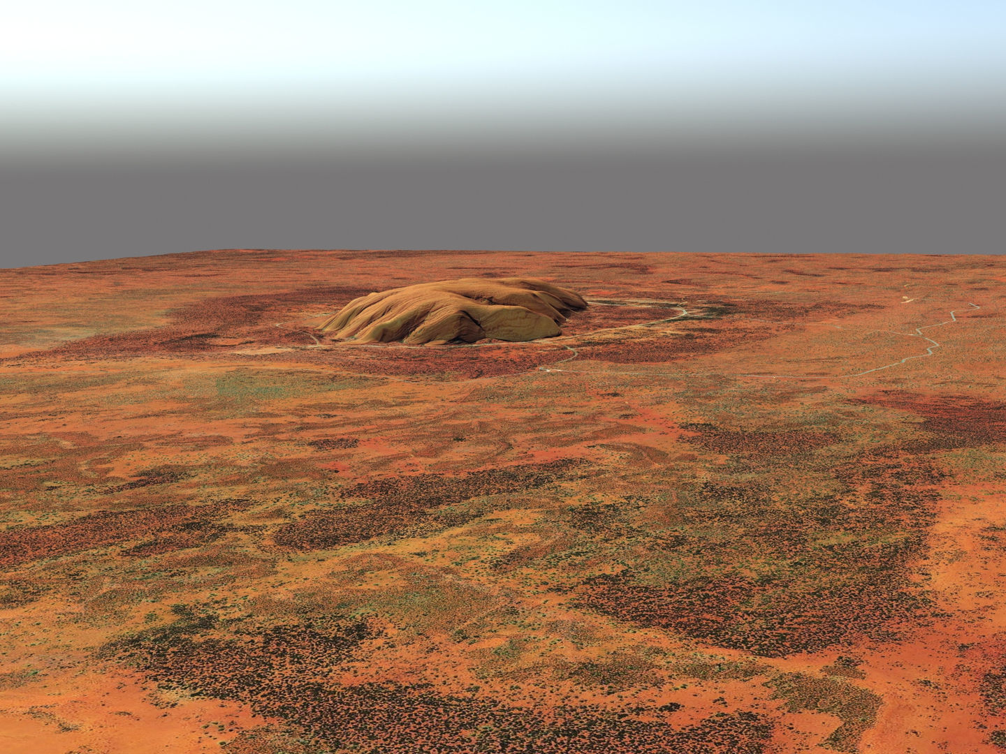 Uluru Ayers Rock Landscape 3D model | CGTrader
