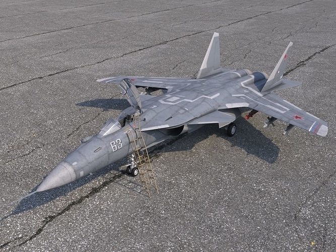 3D model Sukhoi Su-47 VR / AR / low-poly | CGTrader