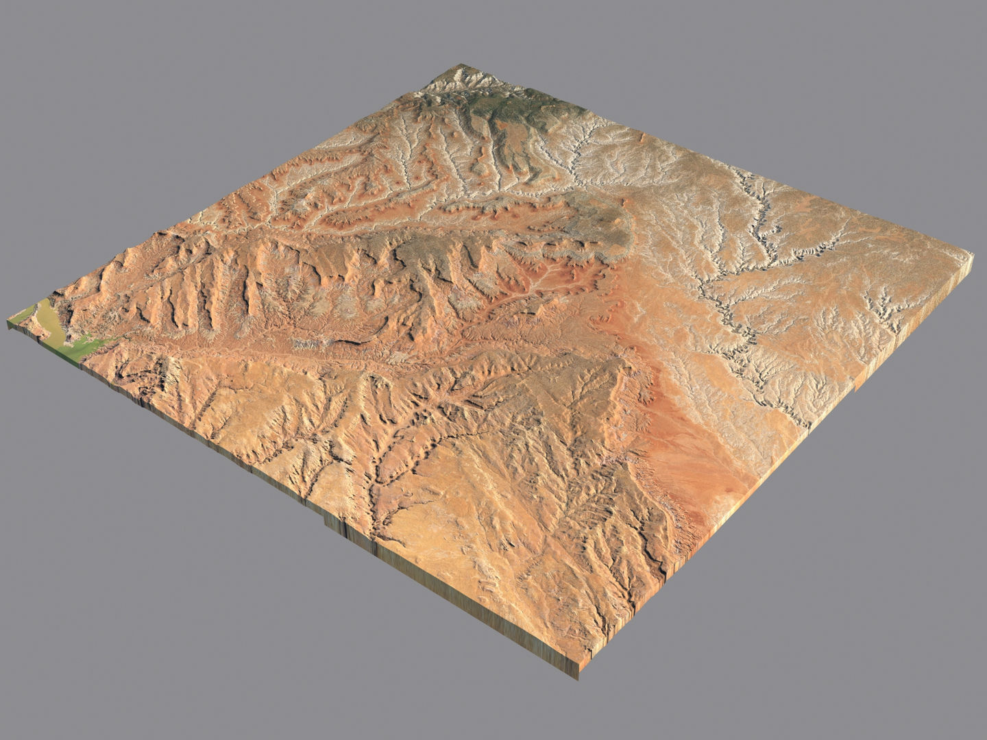 Rocky Landscape Plateau 3D model | CGTrader