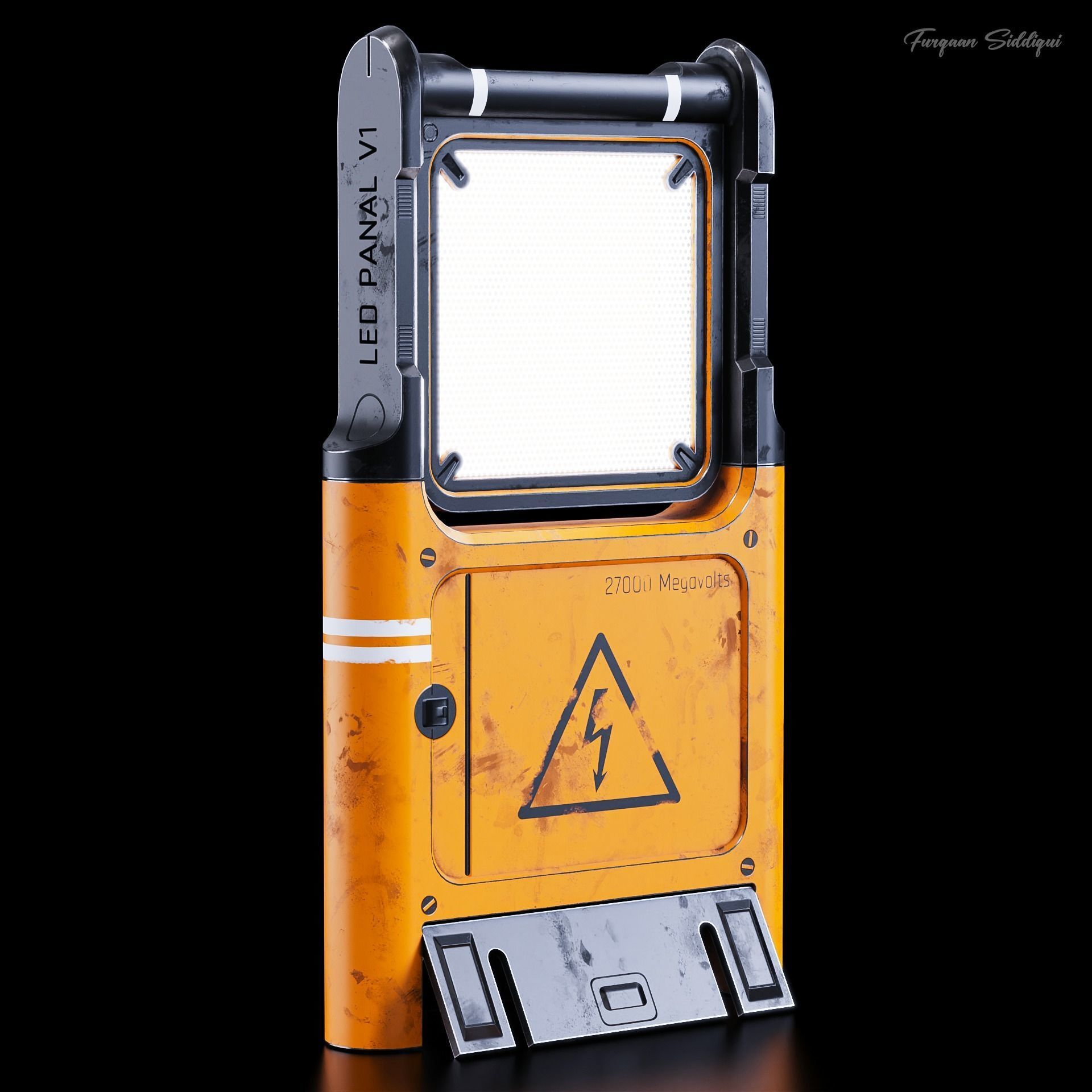 3D model Sci-Fi LED Panel V1 VR / AR / low-poly | CGTrader