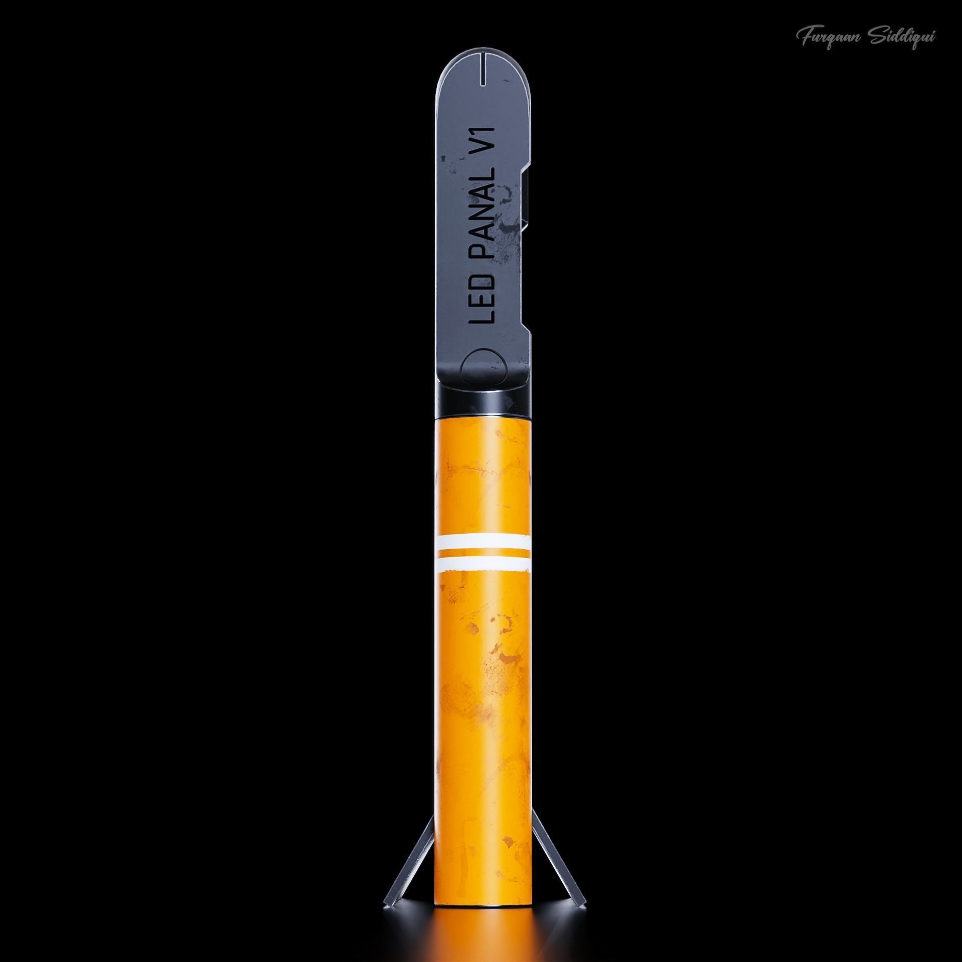 3D model Sci-Fi LED Panel V1 VR / AR / low-poly | CGTrader