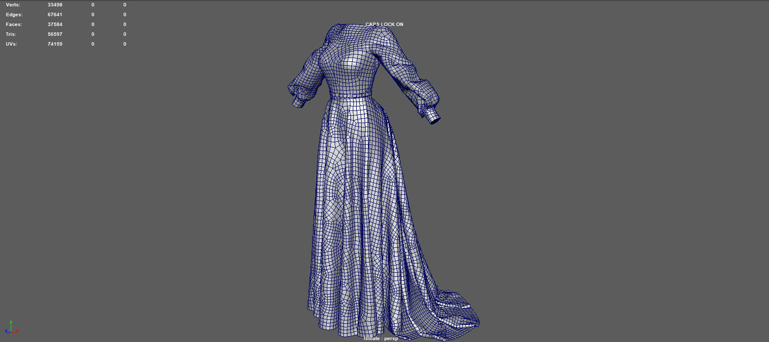 WEDDING DRESS 3D model | CGTrader
