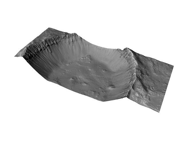 MARS VR - Crater Gully and Slope Monitoring 3D model | CGTrader