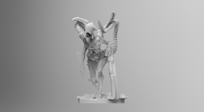 All 4 Adults - Hunters - Alien - Xeno of Nemesis 3D model 3D printable ...