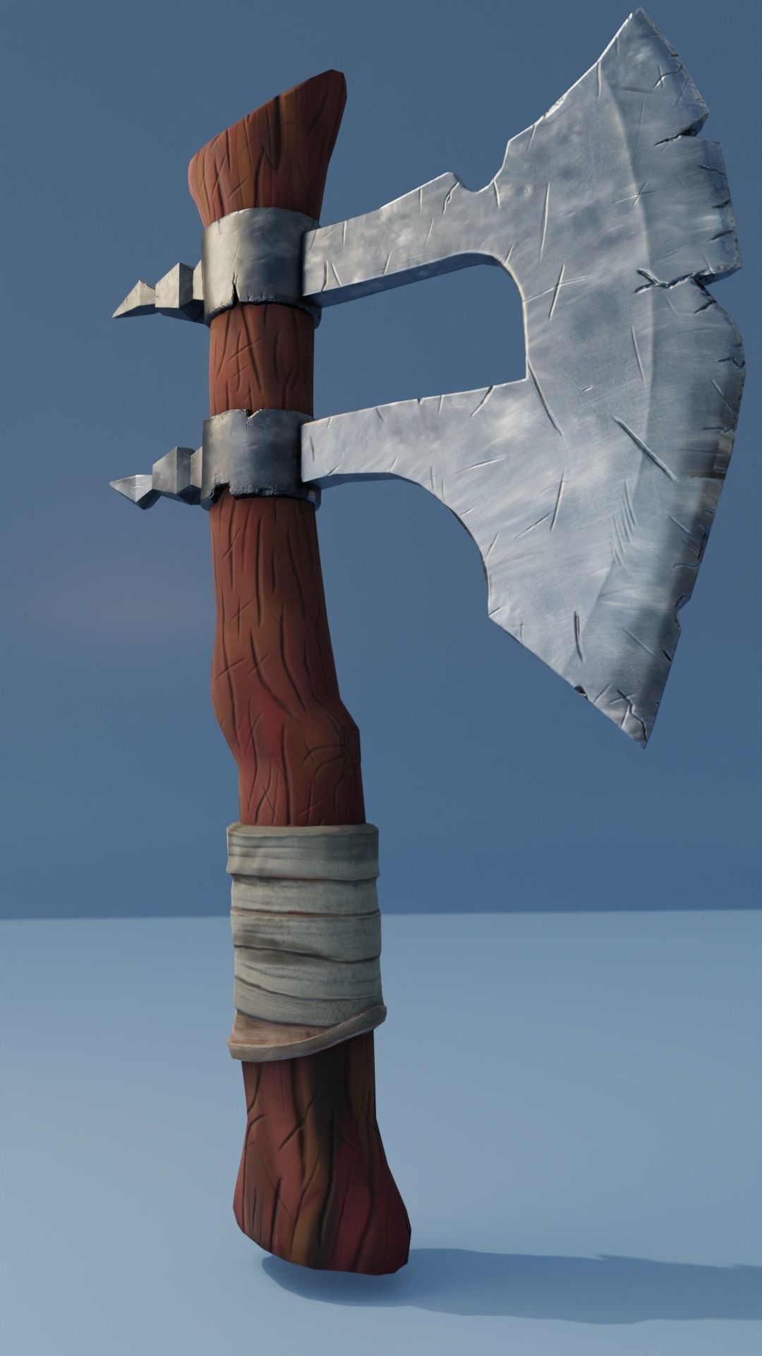 3D model Lowpoly game ready axe VR / AR / low-poly | CGTrader