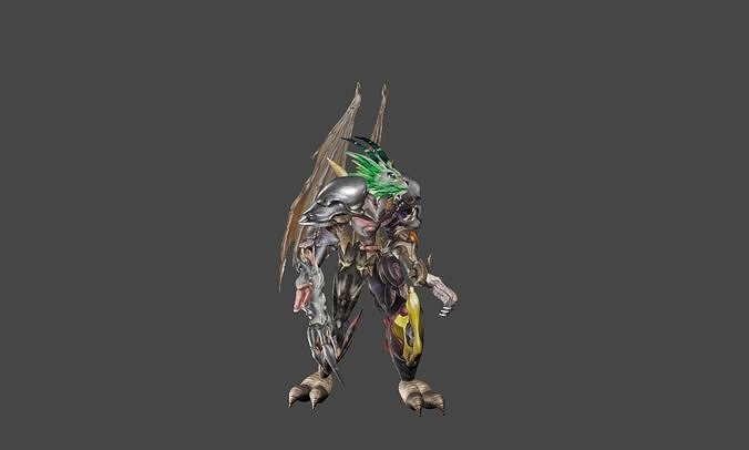 Zeloeman D 20 3D model animated rigged | CGTrader