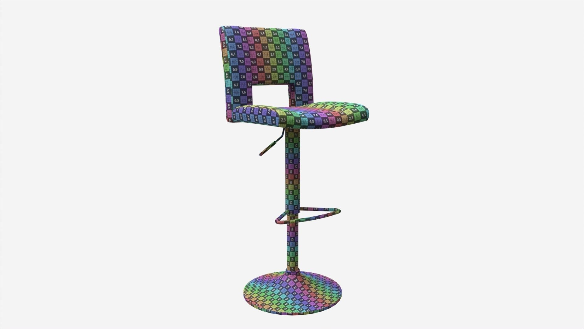 Bar Stool Sylvia 3D model | CGTrader