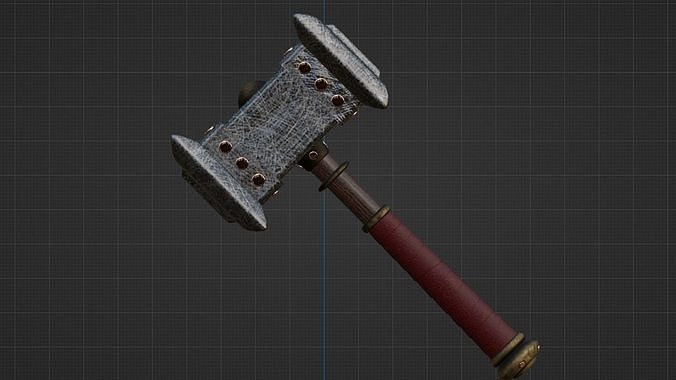 3D model Hammer 4k textured VR / AR / low-poly | CGTrader