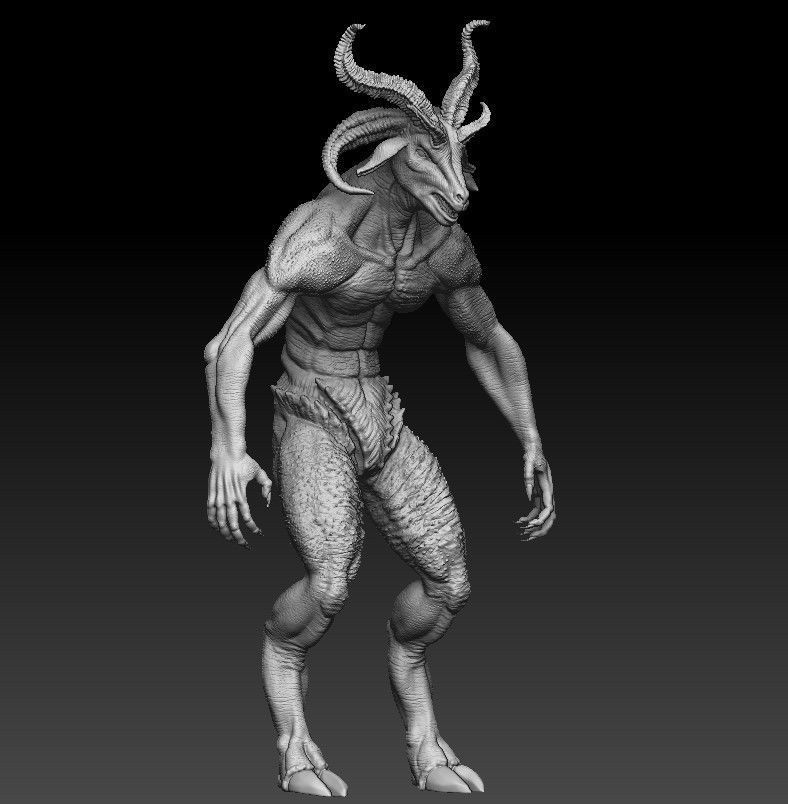 Goat Demon Satan 3D Model High Poly 3D model | CGTrader