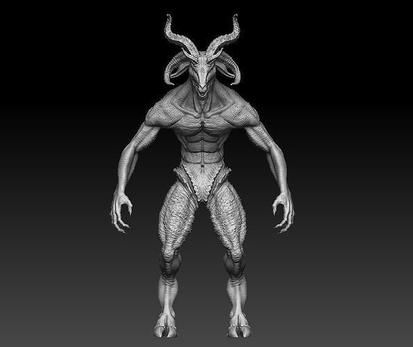 Goat Demon Satan 3D Model High Poly 3D model | CGTrader