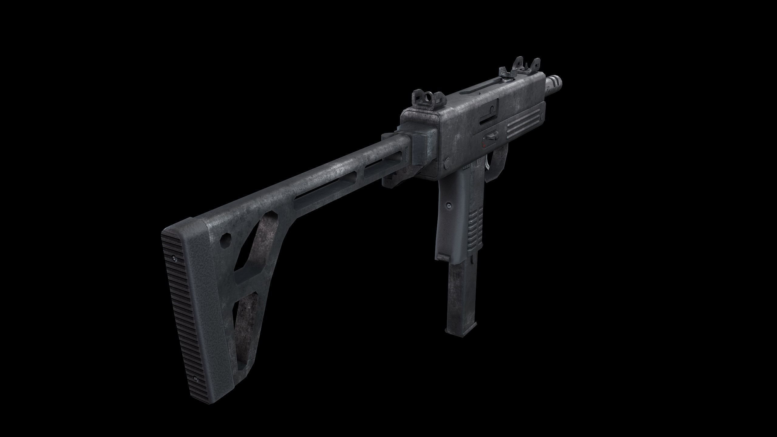 3D model Submachine gun VR / AR / low-poly | CGTrader