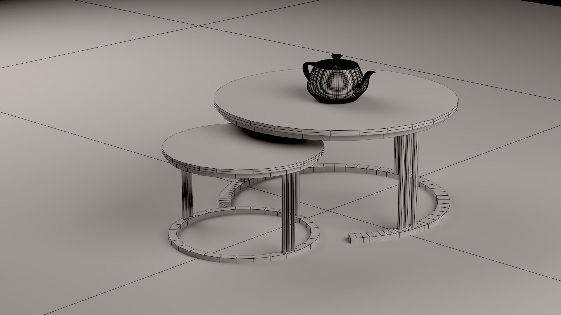 3D model The Morden Table VR / AR / low-poly | CGTrader