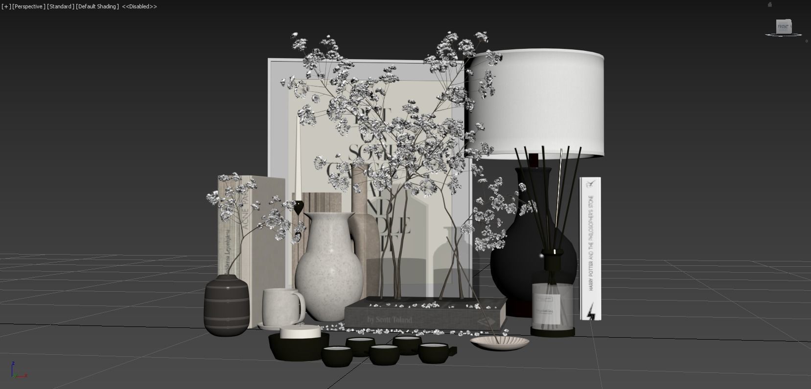 Decor Set 065 3D model | CGTrader