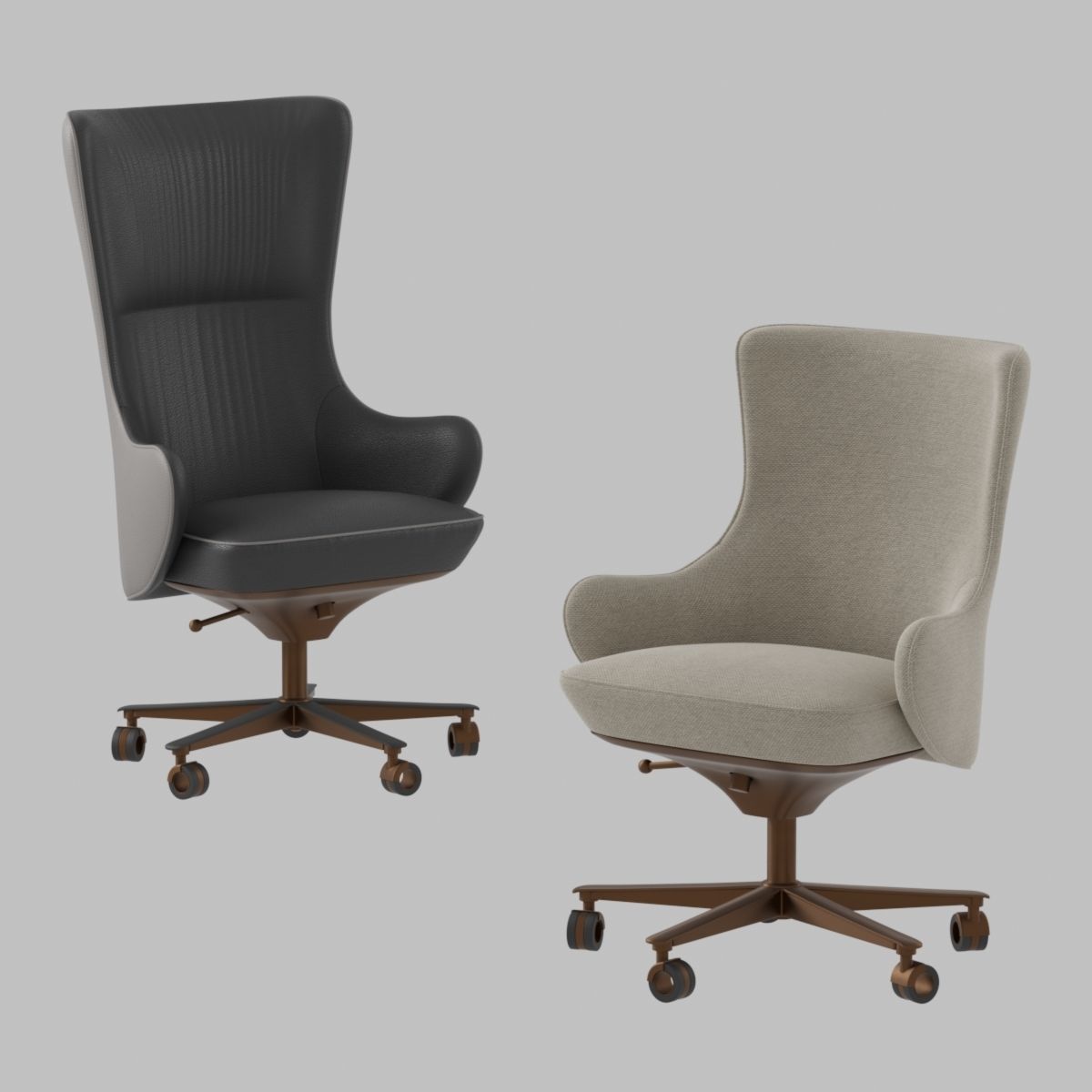 Genius wing chair Giorgetti 3D model | CGTrader