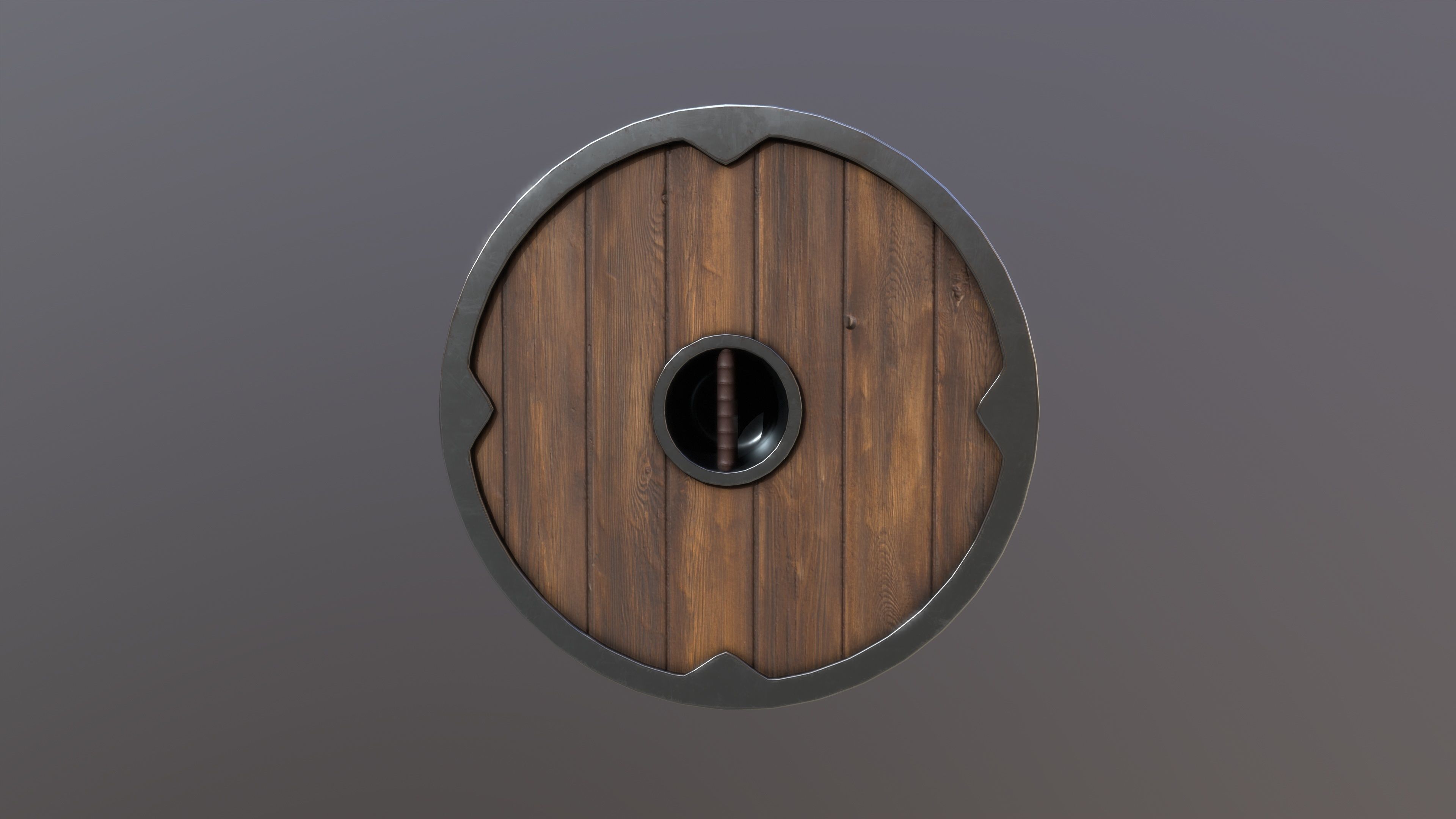 3D model Painted Wooden Sheilds VR / AR / low-poly | CGTrader