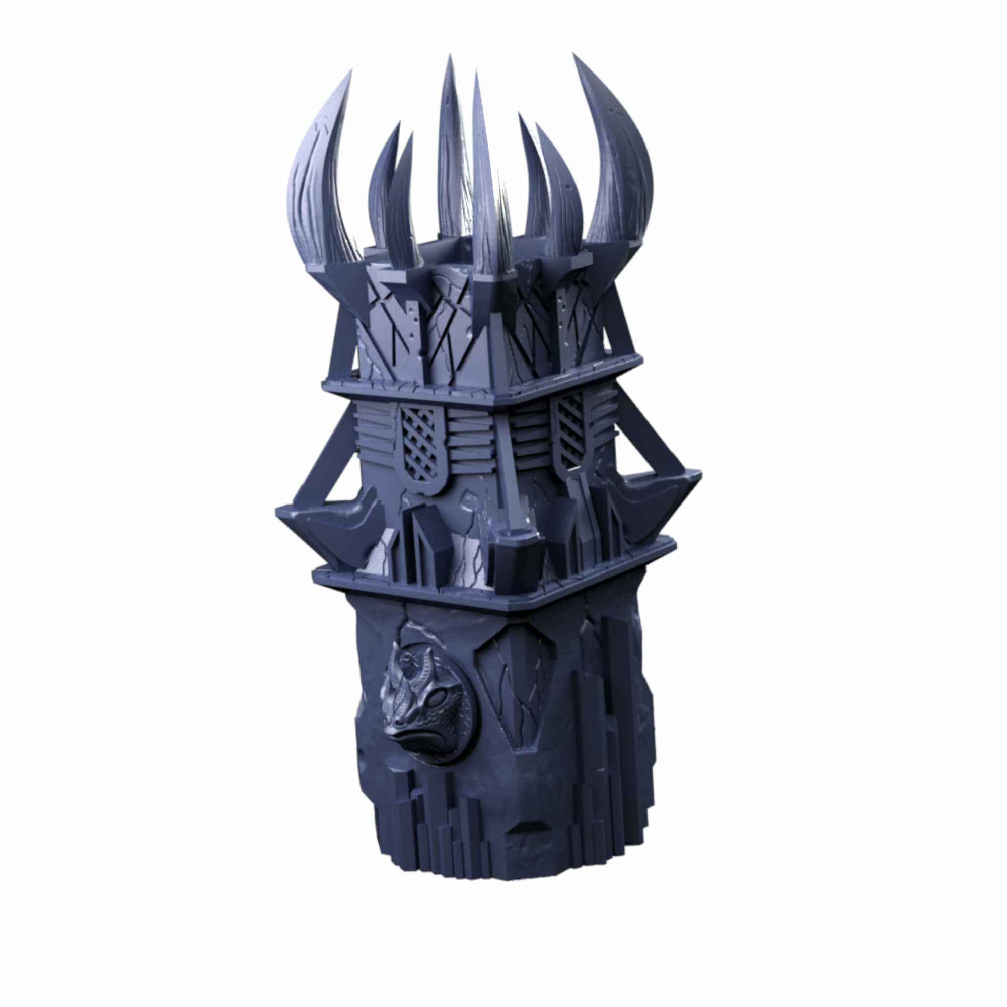 Dark Monolith Tabletop Terrain And Dice Tower 3D model 3D printable ...