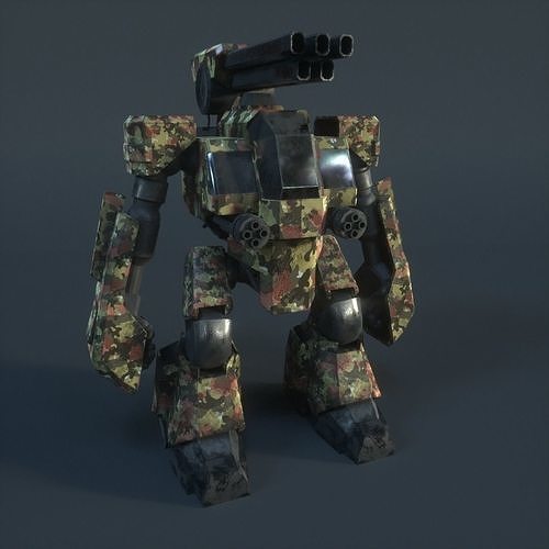 Robot Mecha Militar 3D model | CGTrader