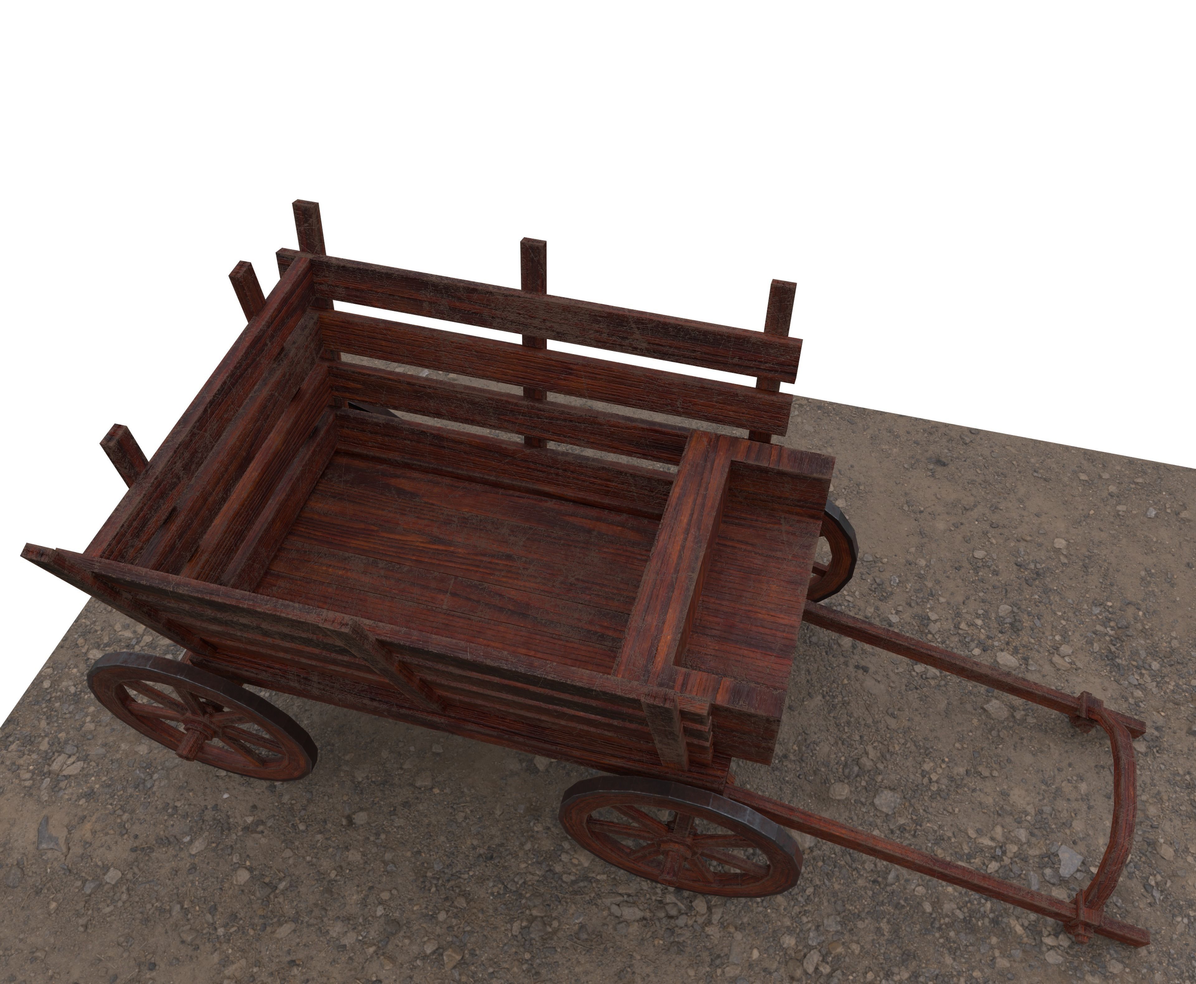 3D model Medieval Carriage VR / AR / low-poly | CGTrader