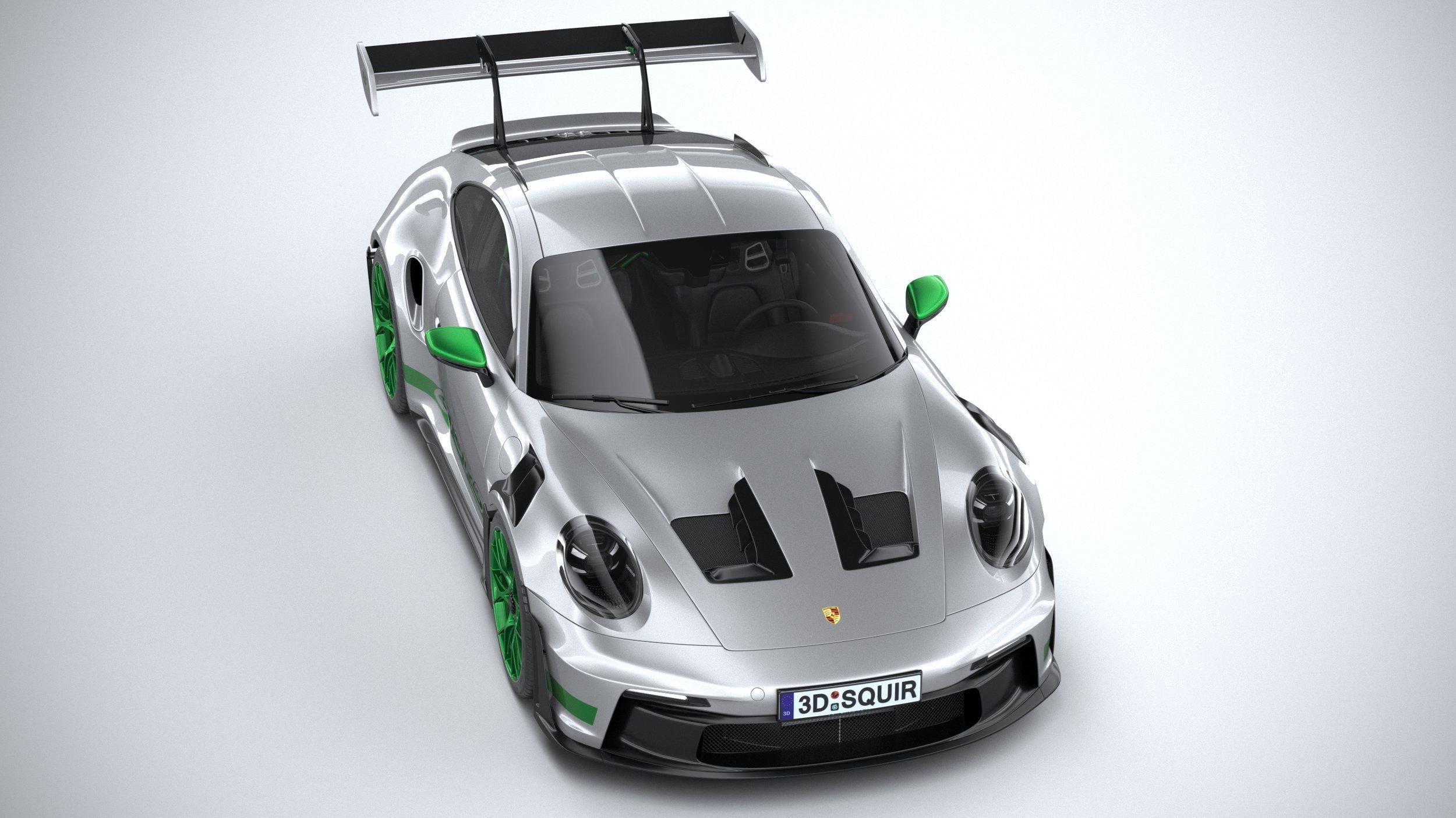 Porsche 911 GT3RS 2023 3D model | CGTrader