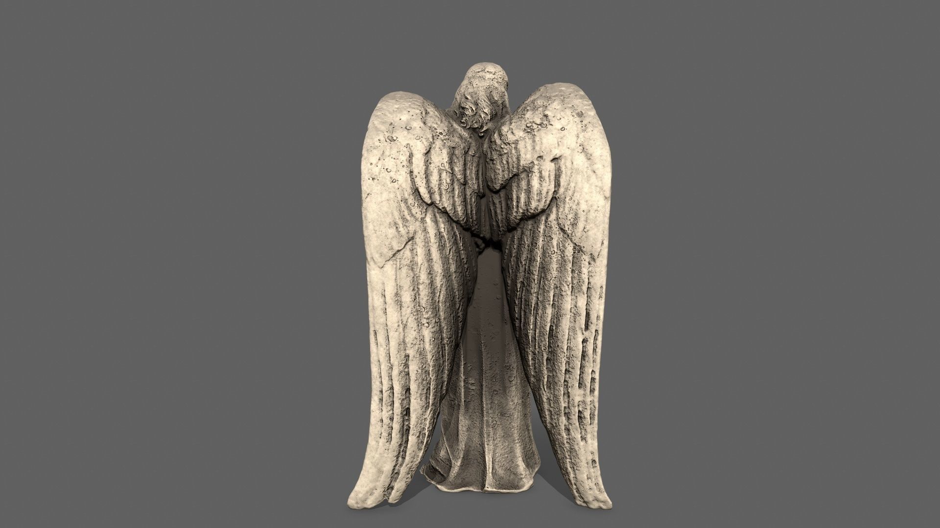 3D model Angel holding gun VR / AR / low-poly | CGTrader