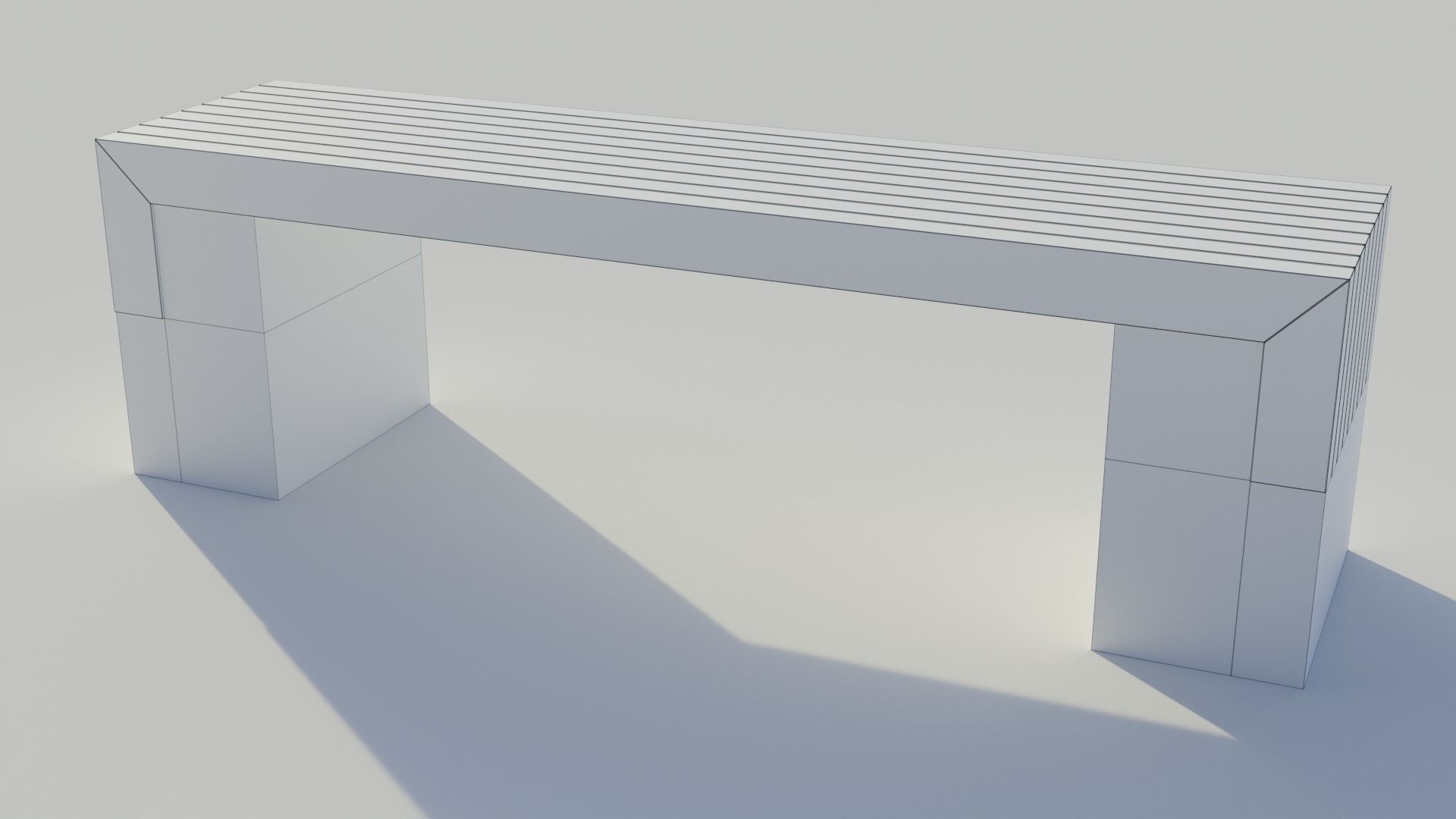 Park Benches - Low poly PBR 3D Model Collection | CGTrader