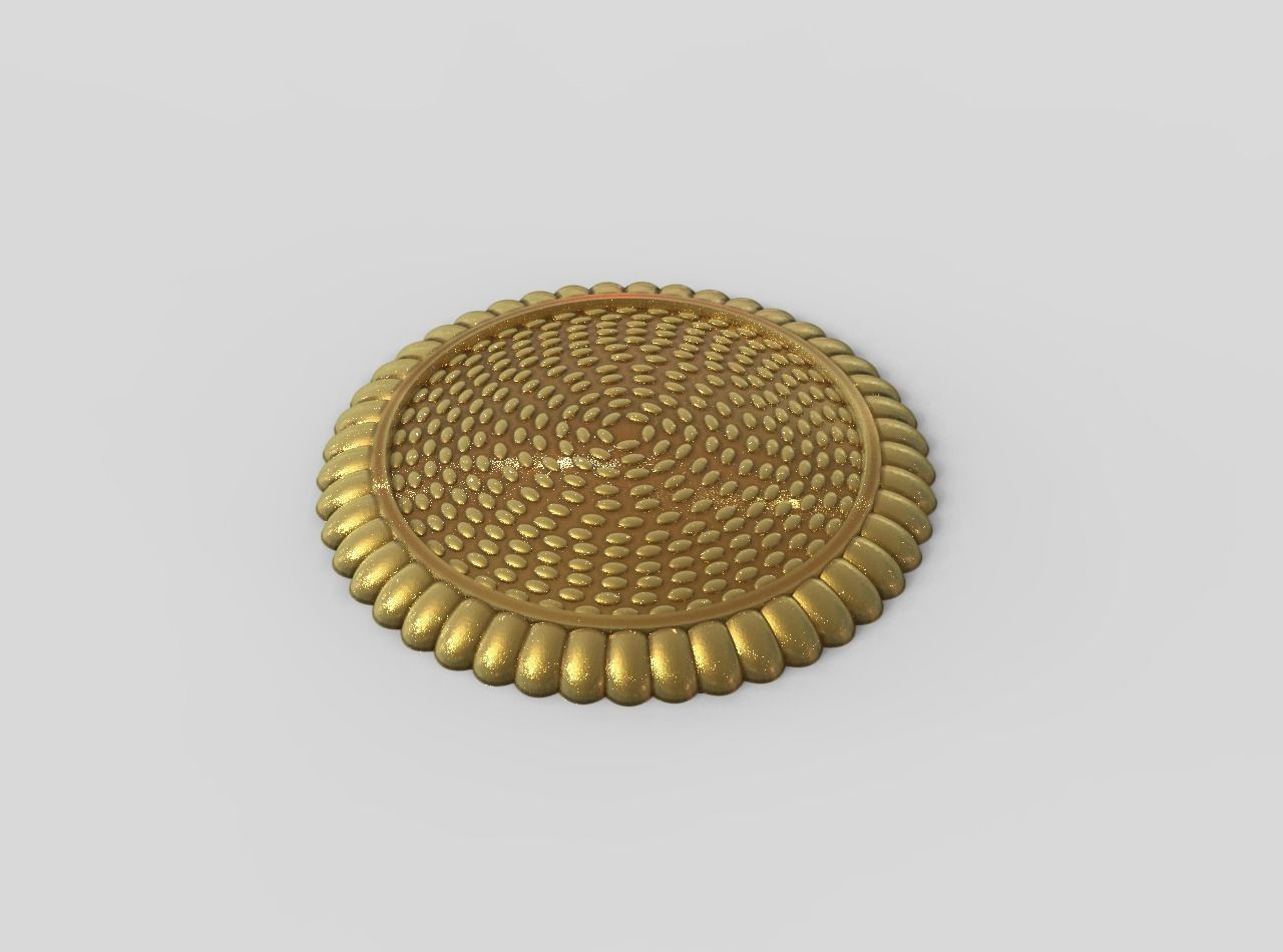 Round base for badges and more 3D model 3D printable | CGTrader