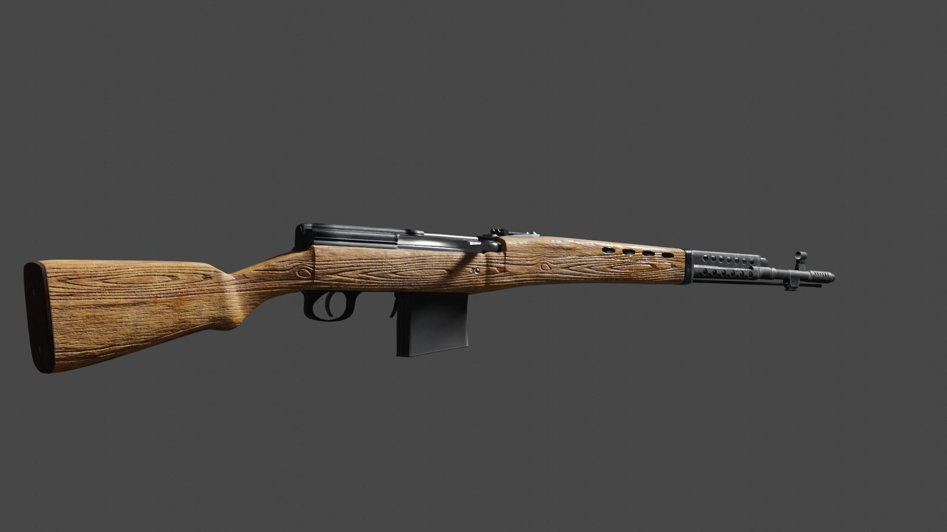 Tokarev SVT-40 USSR Rifle free VR / AR / low-poly 3D model | CGTrader