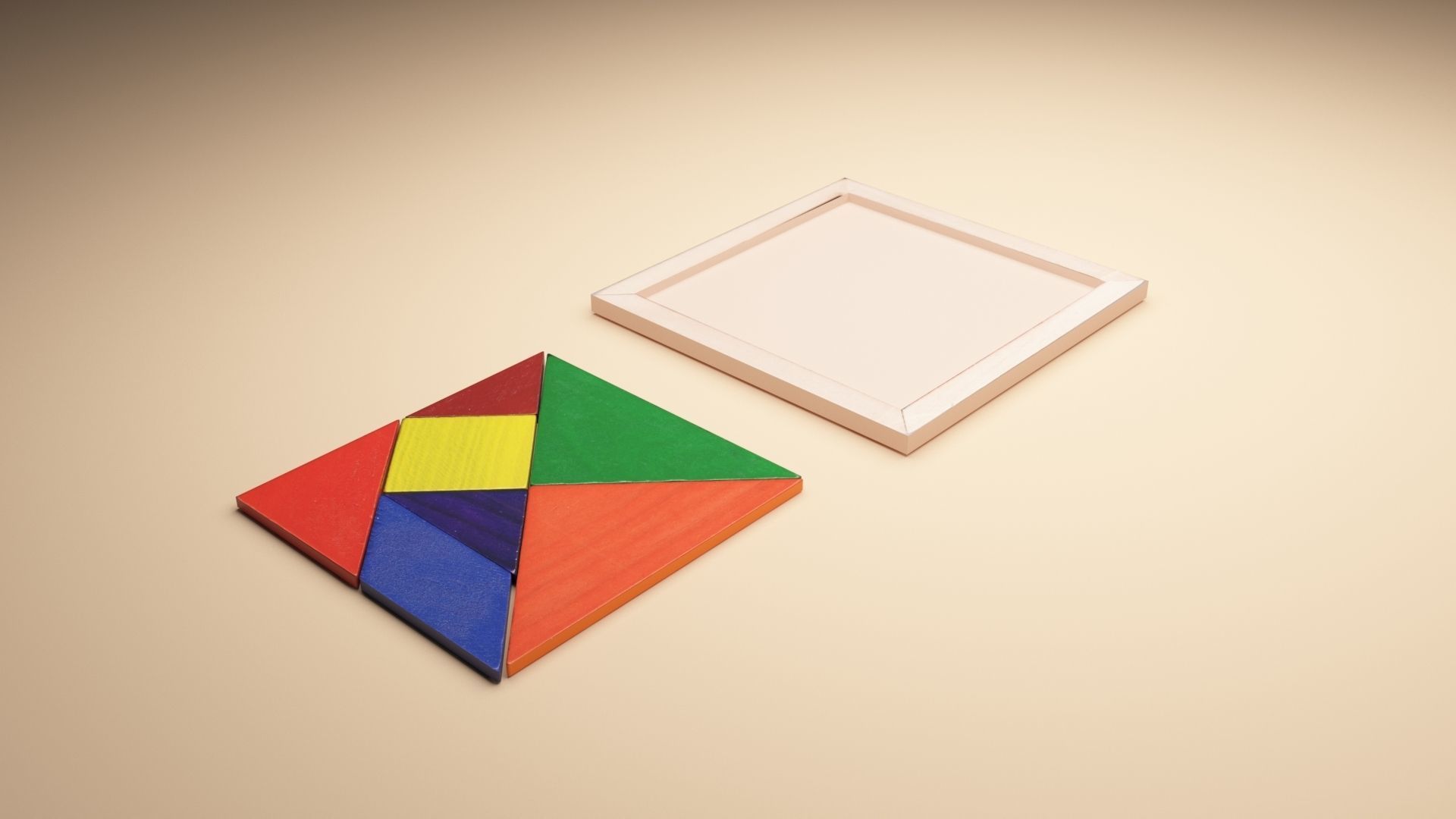 Tangram Puzzles 3D model | CGTrader