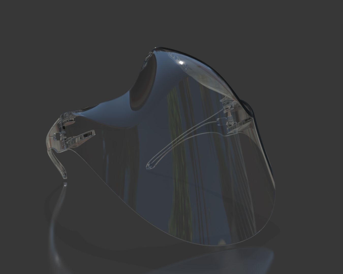 Clear Mask Face 3D model | CGTrader