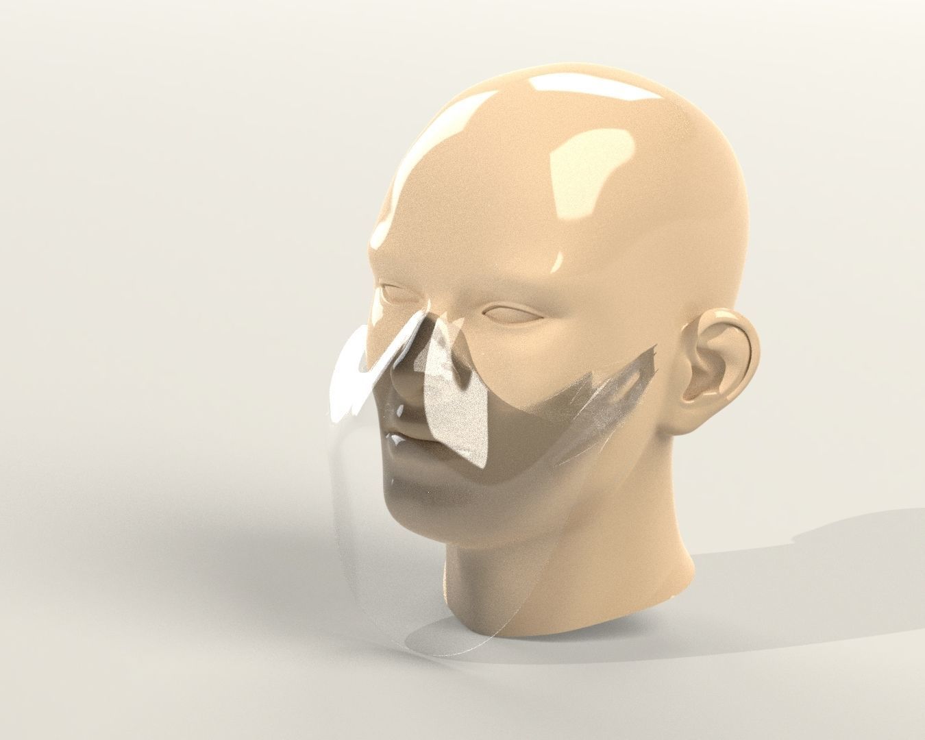 Clear Mask Face 3D model | CGTrader