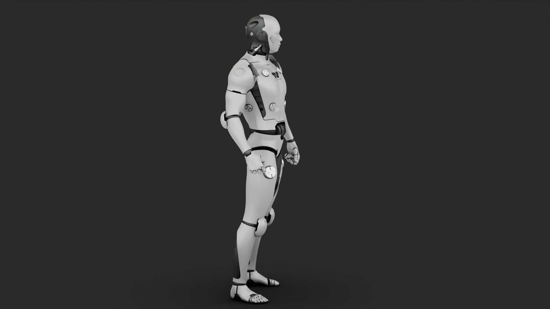 META HUMAN BOT RIGGED 3D model rigged | CGTrader