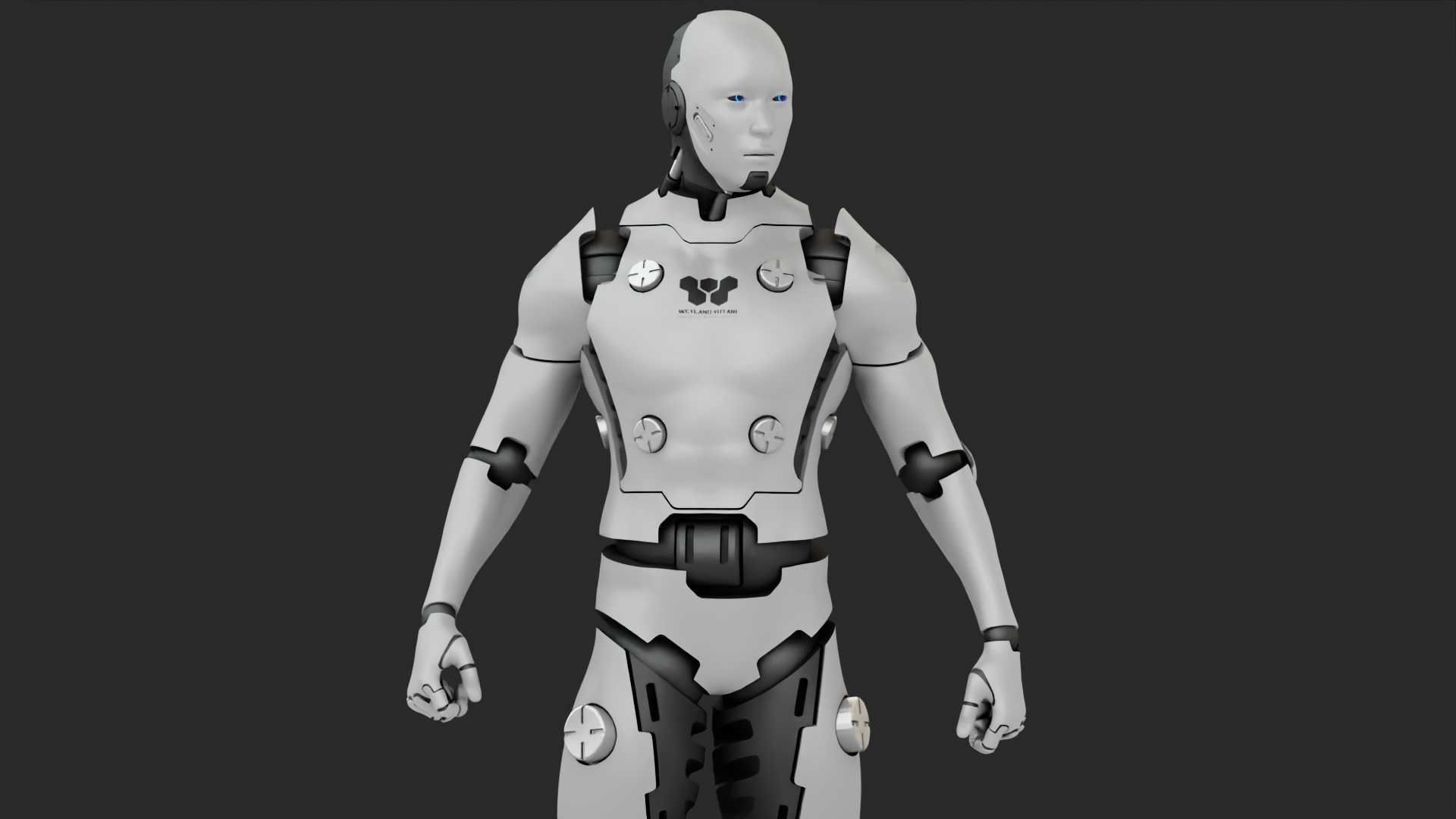 META HUMAN BOT RIGGED 3D model rigged | CGTrader