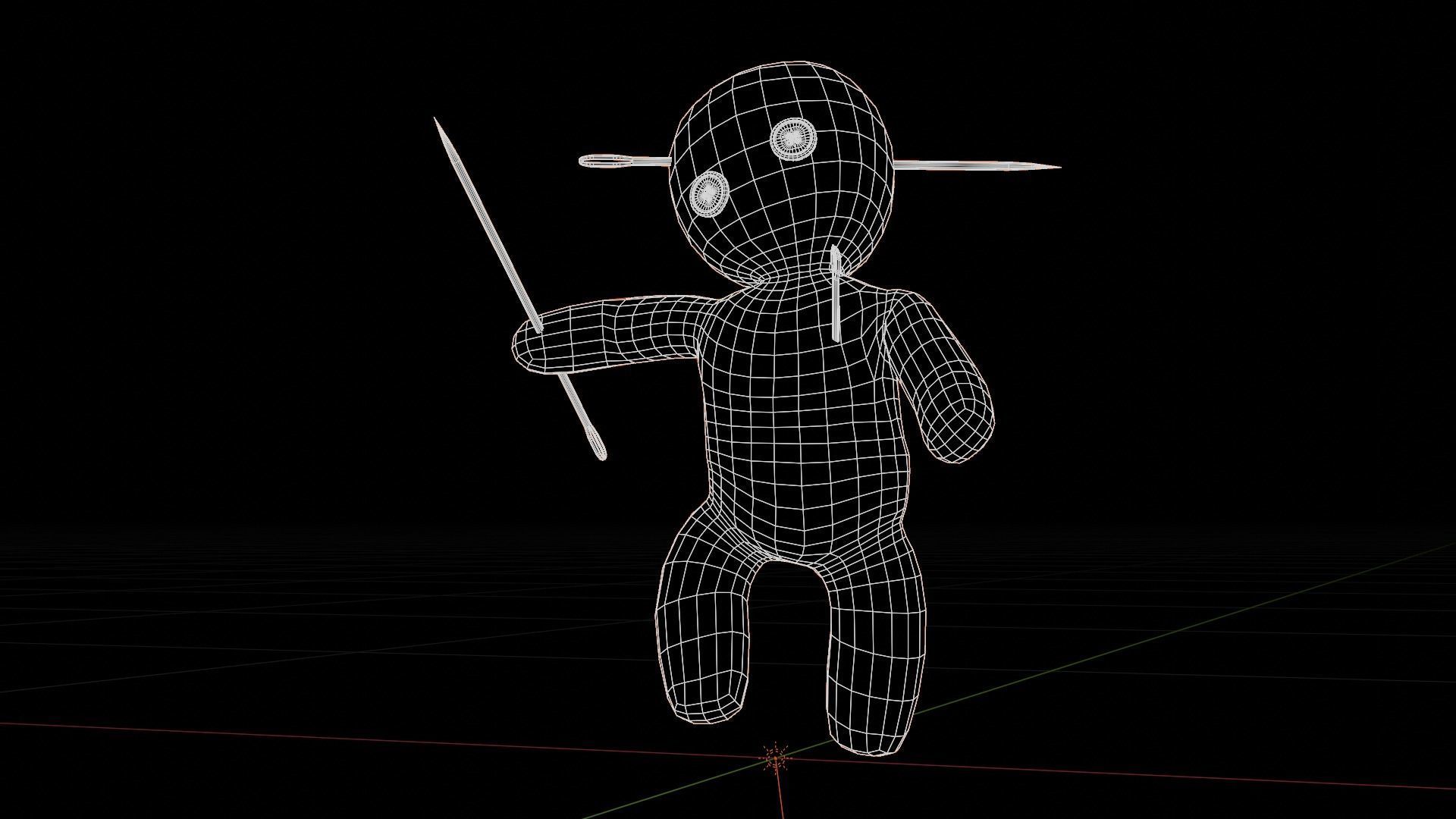 3D model Haunted Voodoo Doll VR / AR / low-poly | CGTrader