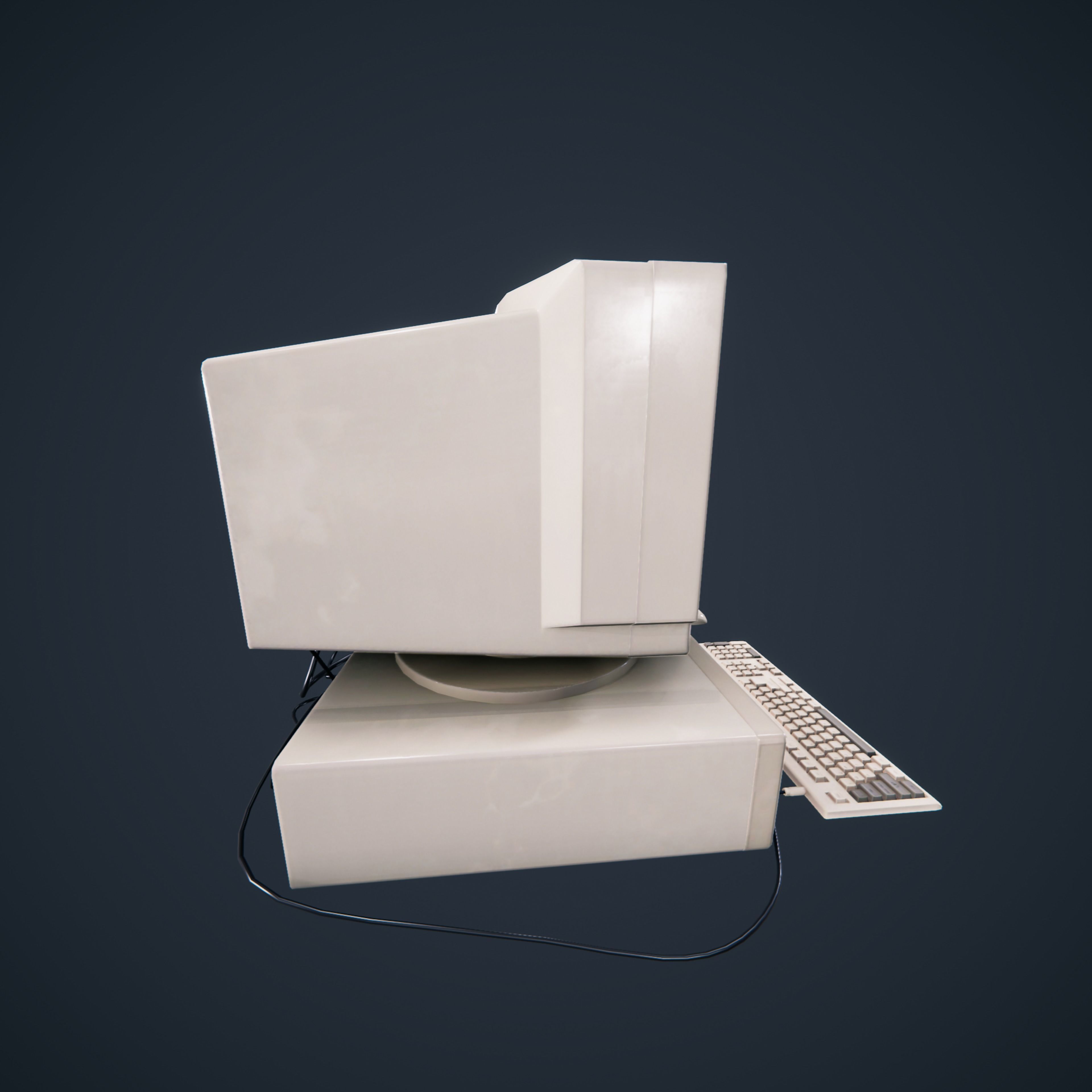 3D model 90s Pc Desktop VR low poly VR / AR / low-poly | CGTrader