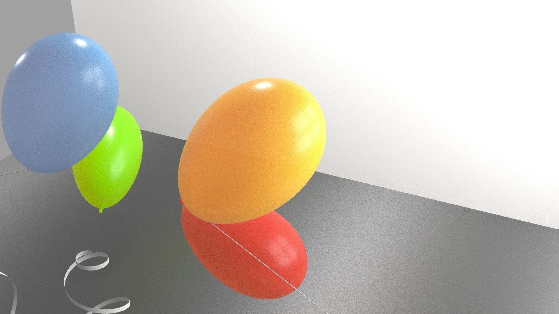 Balloons Room 3D model | CGTrader