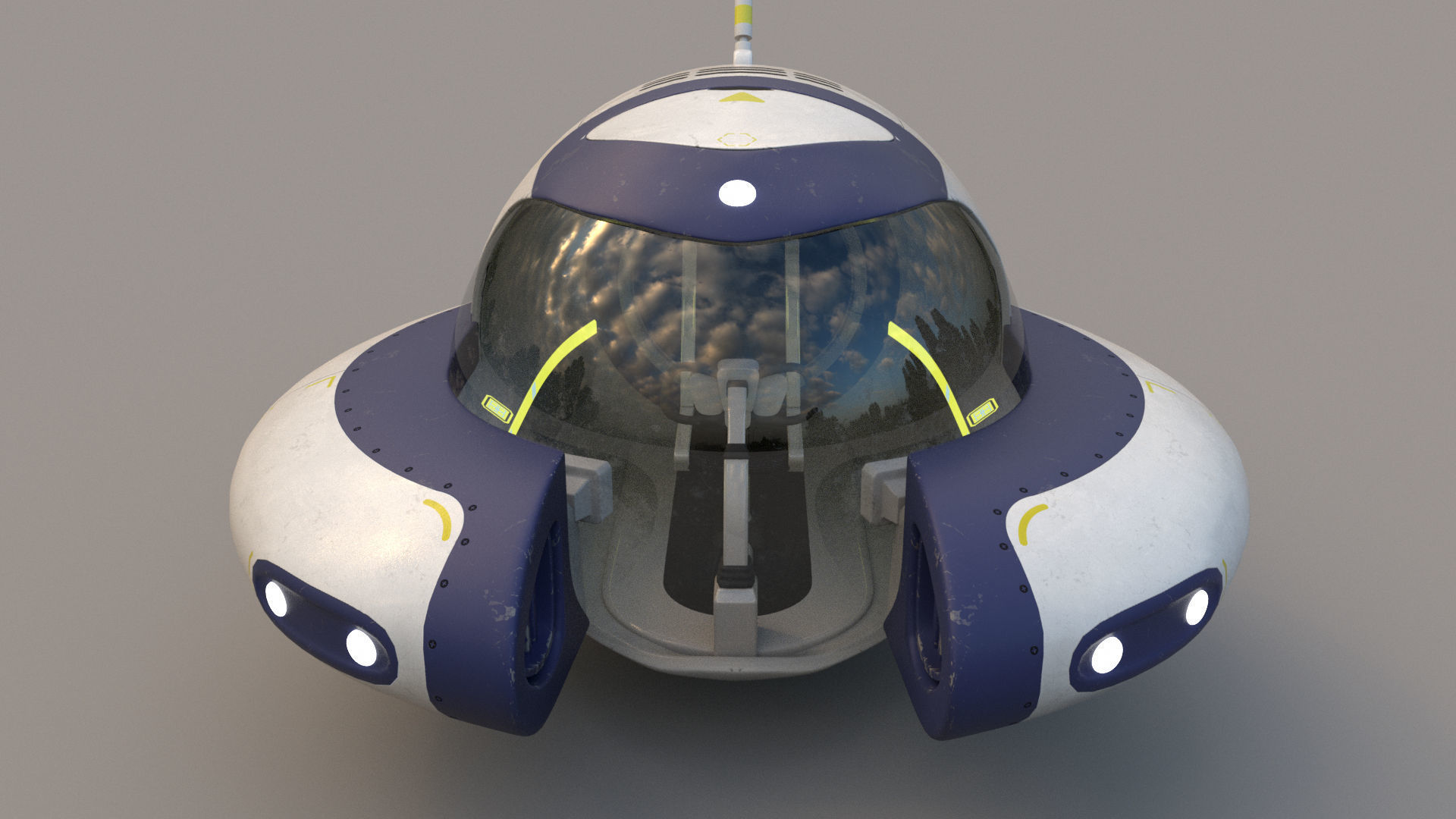 Sumergible - Seamoth 3D model | CGTrader
