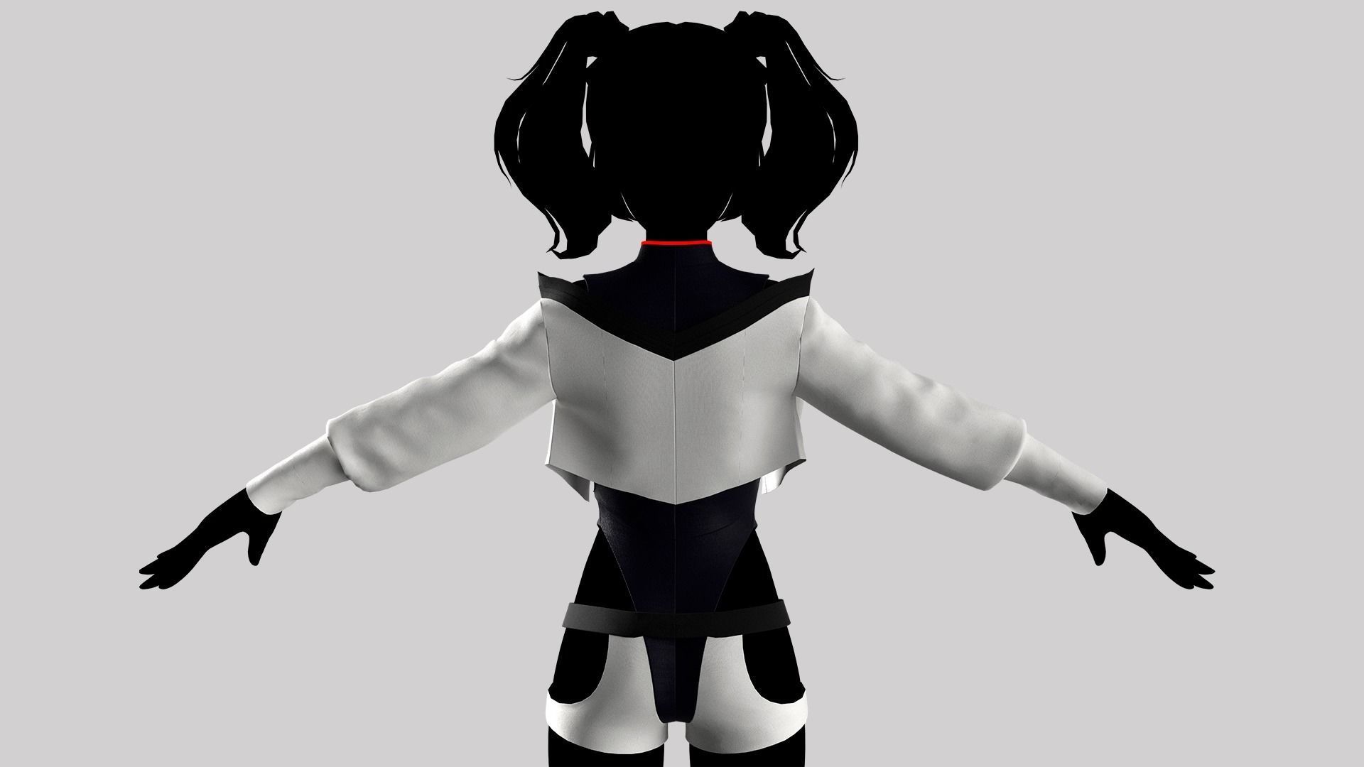 Cuberpunk Edgerunner Lucy Outfit Marvelous Designer Project Obj 3D ...