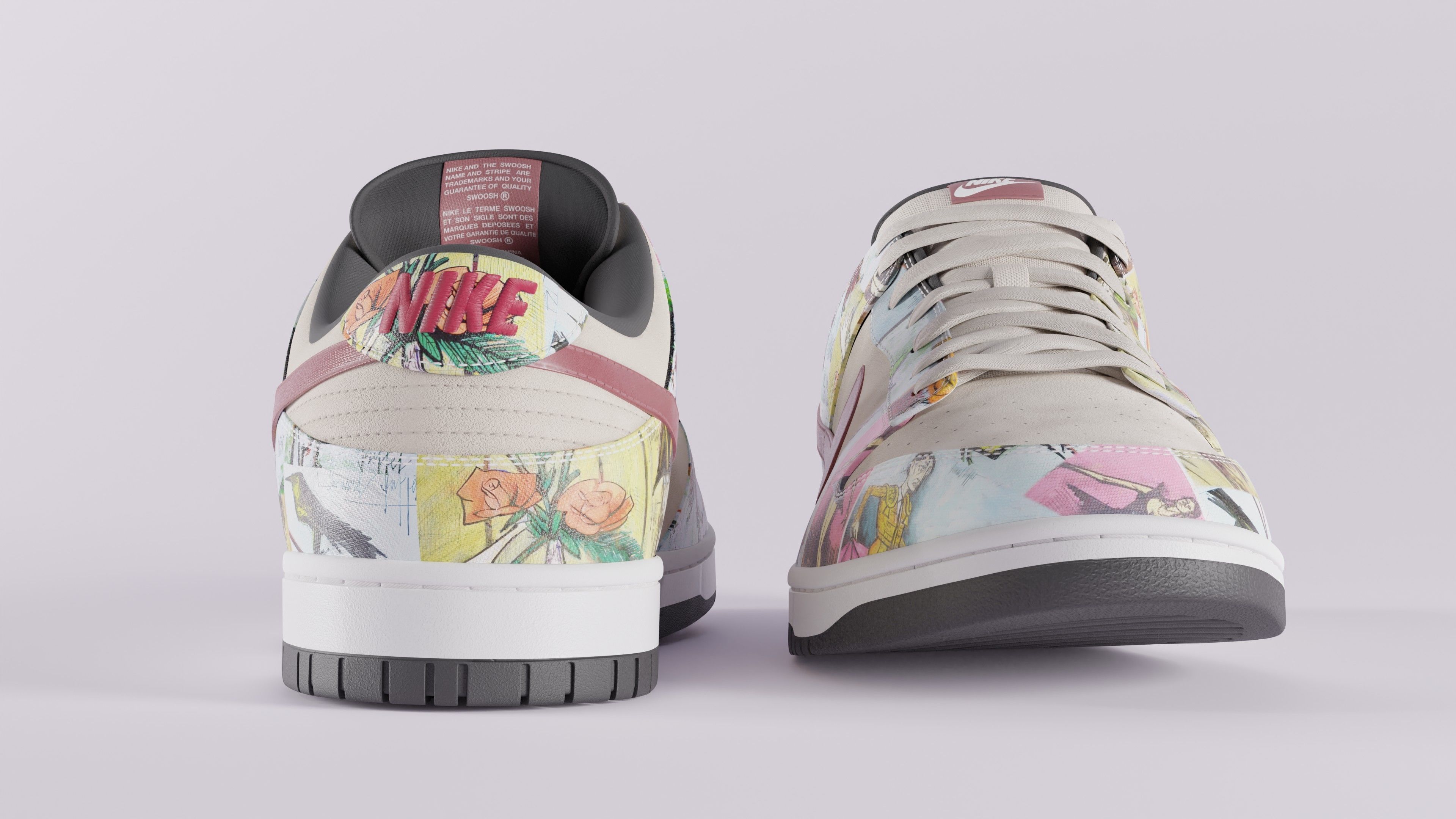 3D model Nike Dunk SB Pro Paris VR / AR / low-poly | CGTrader