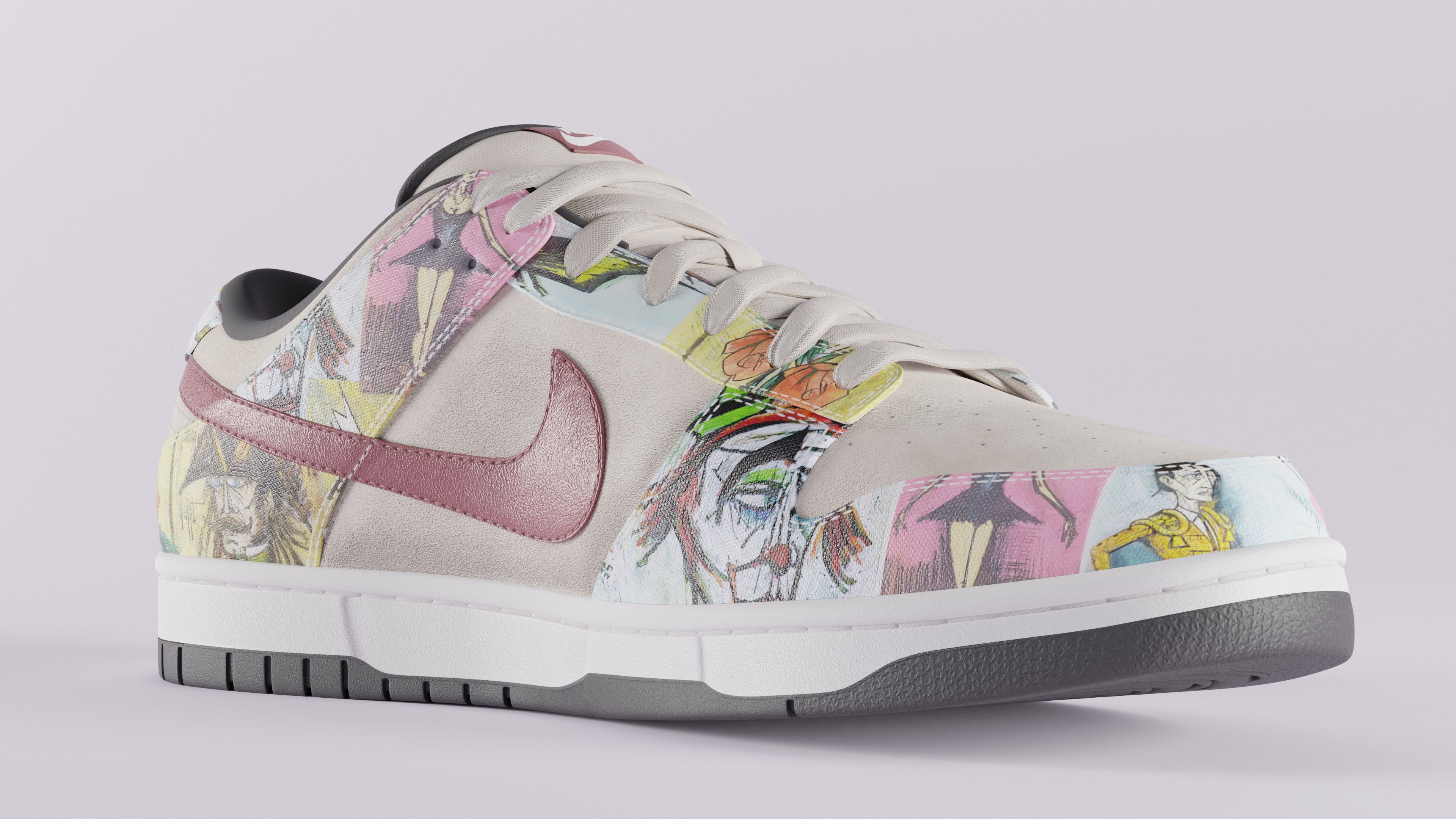 3D model Nike Dunk SB Pro Paris VR / AR / low-poly | CGTrader