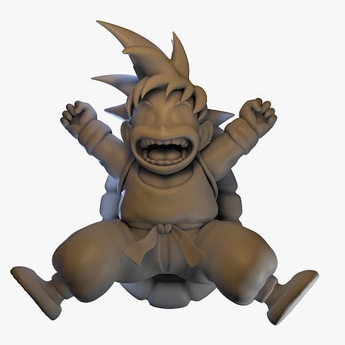 Kid Goku 3D model 3D model | CGTrader