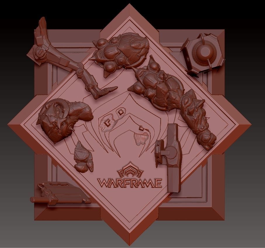 warframe Excalibur 3D model 3D printable | CGTrader