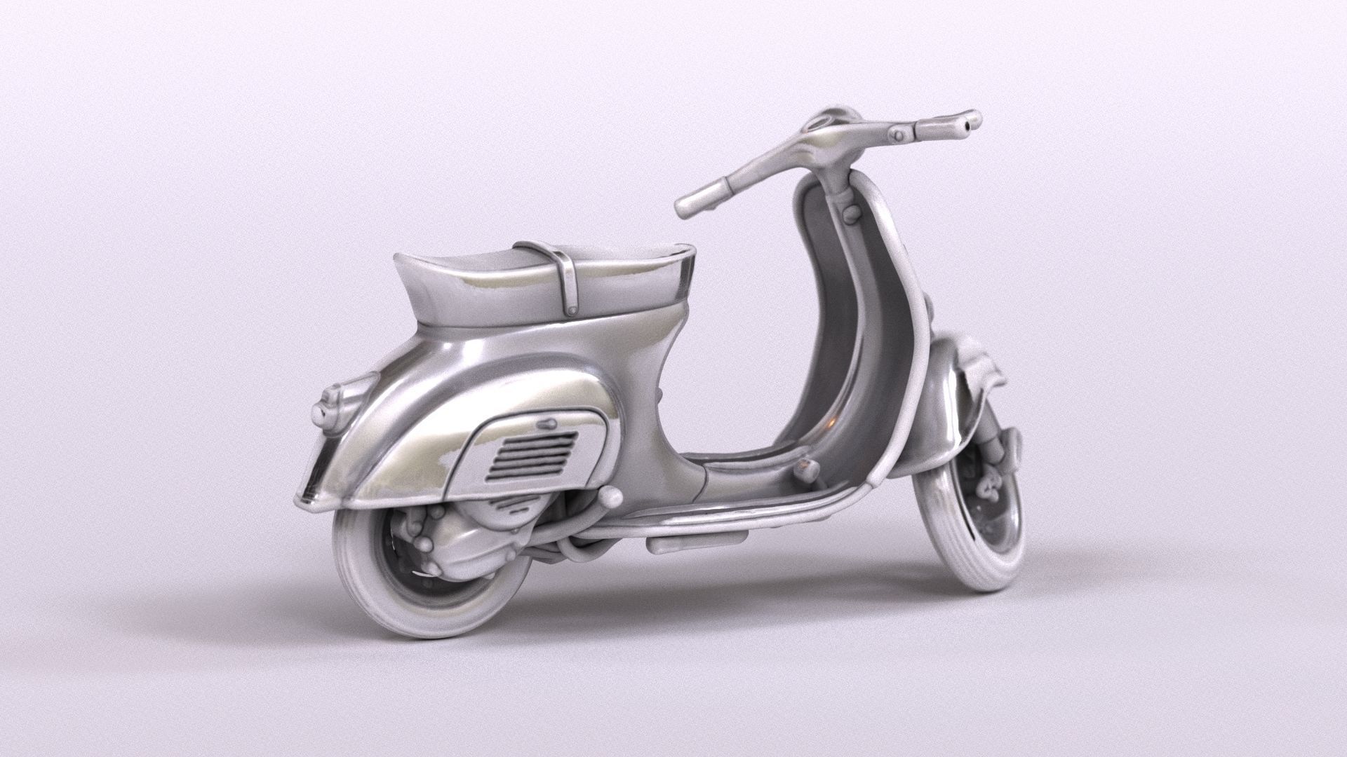 Vespa Key Ring 3D Model 3D model 3D printable | CGTrader