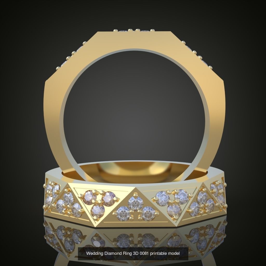 6My 60 Beautiful and graceful 3d printable ring models 3D Model ...