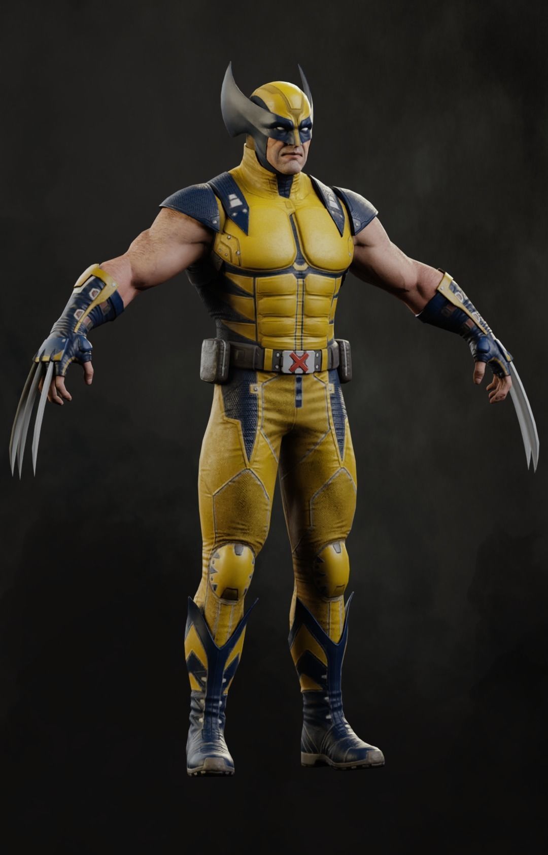 Wolverine 3D model rigged | CGTrader