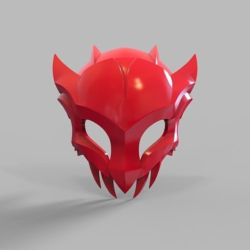 Red Claw Halloween Full Wearable Mask with Teeth 3D model 3D printable ...